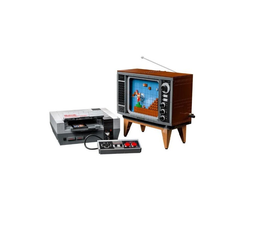 Lego mario tv set store